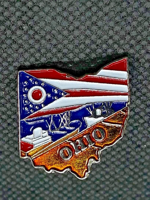 VINTAGE HAT PIN U S State of Ohio Lapel Pin $17.97 - PicClick AU