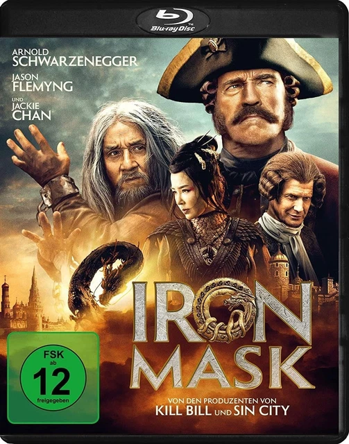IRON MASK (BLU-RAY) Schwarzenegger Arnold Chan Jackie Flemyng Jason ...