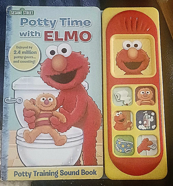 SESAME STREET : Potty Time with Elmo Potty Training Sound Book by PI ...