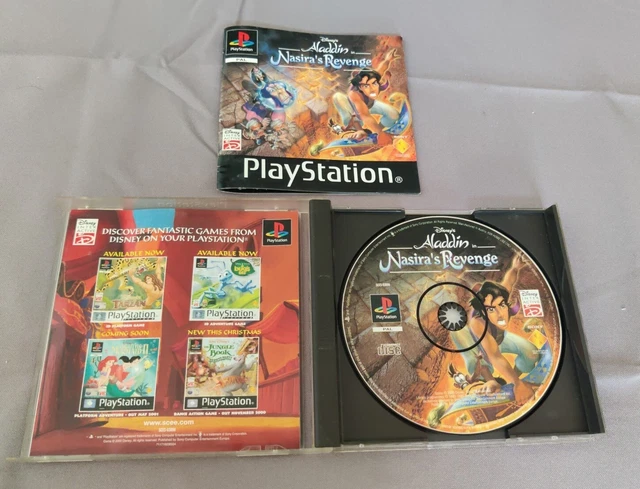 DISNEY'S ALADDIN IN Nasira's Revenge Game PlayStation 1 PS1 PAL ...