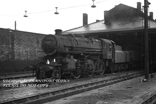 STEAM RAILWAY PHOTO 43007 4F 2-6-0 At Willesden 11-09-1965 TRANSPORT ...