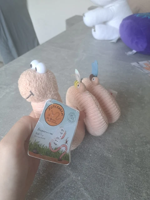 SUPERWORM PLUSH TOYS Aurora Julia Donaldson Soft Toy £10.00 - PicClick UK