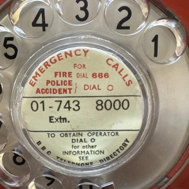 VINTAGE OLD STYLE Red Telephone 1967 GPO 706L good condition £18.27 ...