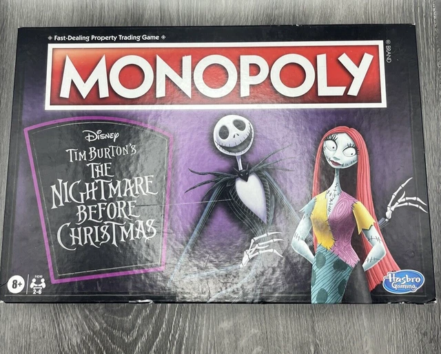 MONOPOLY: DISNEY TIM Burton's The Nightmare Before Christmas Edition ...