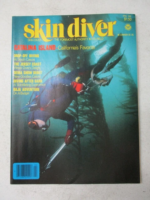 SKIN DIVER MAGAZINE April 1978 Catalina Island New Jersey Coast Wrecks ...