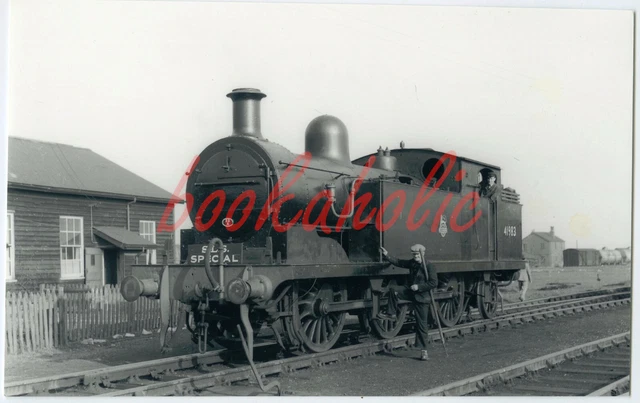 REAL PHOTO - LMS Class 3F 0-6-0T 41983 - Ex LTSR on SLS Special Rail ...