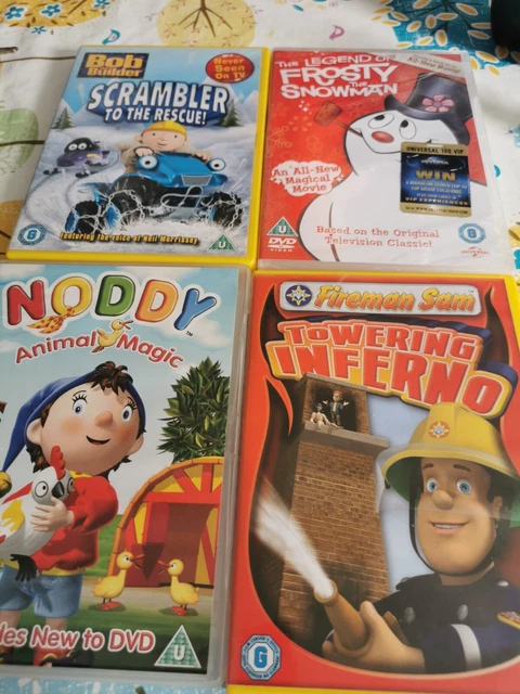 BOB THE BUILDER Noddy Fireman Sam Frosty Dvd Bundle £0.99 - PicClick UK