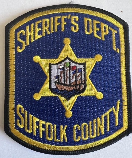 SHERIFF’S DEPT. SUFFOLK County Cloth Patch $14.99 - PicClick