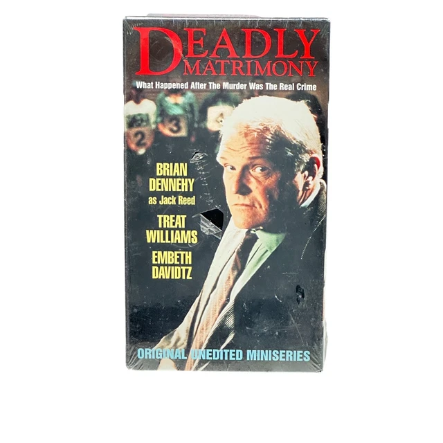 DEADLY MATRIMONY MINISERIES VHS 1992 Unedited Version Brian Dennehy ...