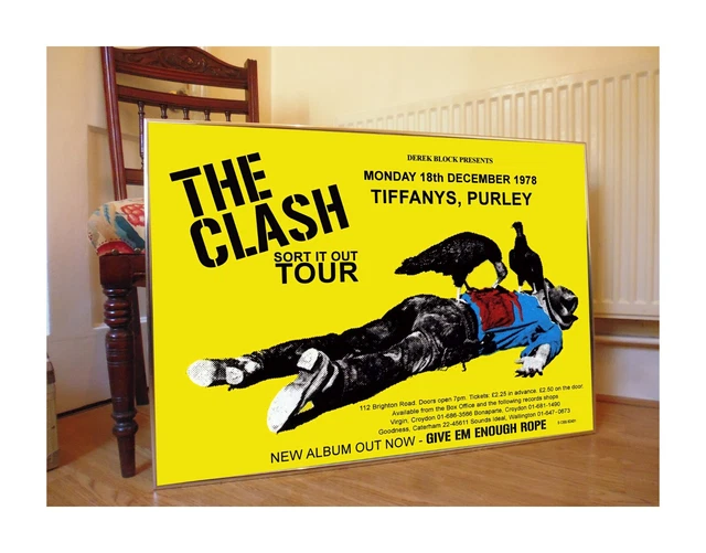 THE CLASH SORT It Out Tour Promo Poster, Sandinista, 1977 £40.00 ...