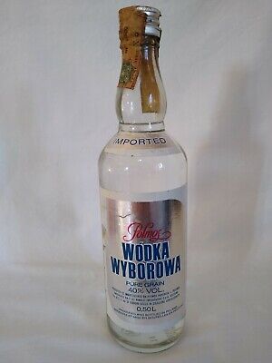 WODKA POLMOS WYBOROWA 50 CL vodka polacca gradi 40 EUR 35,00 - PicClick FR