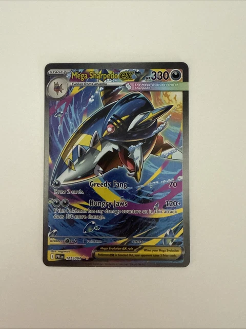 POKÉMON TCG PHANTASMAL Flames Mega Sharpedo EX 127/094 SIR Near Mint £ ...