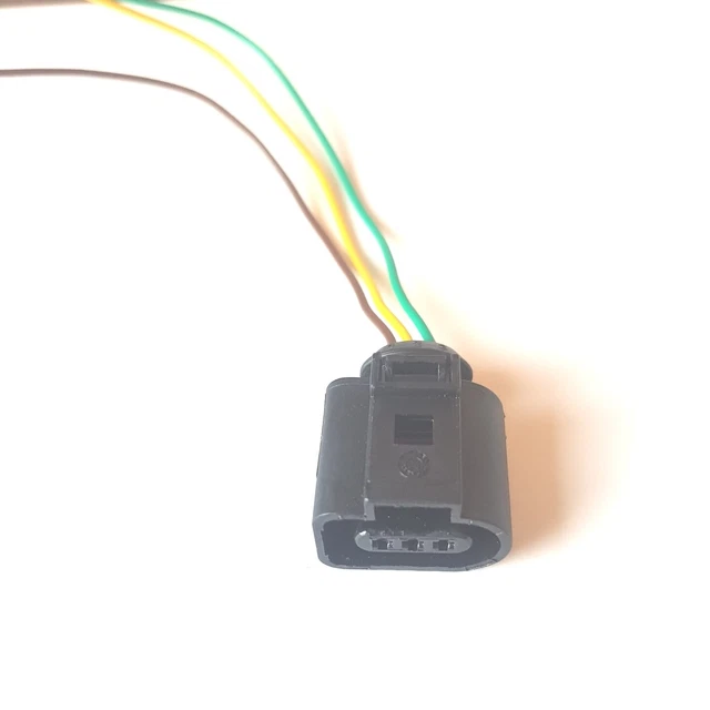 3 PIN CONNECTOR Camshaft Sensor Pre Wired Plug For Skoda Vw Audi ...