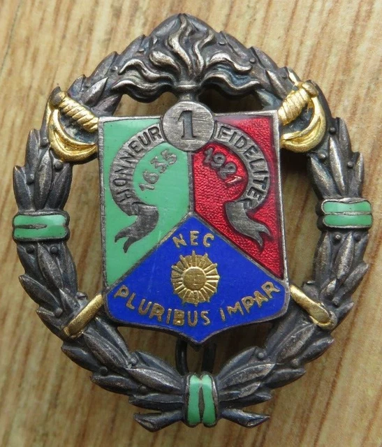 INSIGNE 1° RÉGIMENT Etranger de Cavalerie ARTHUS BERTRAND PARIS/ NO ATLAS EUR 5,00 - PicClick FR
