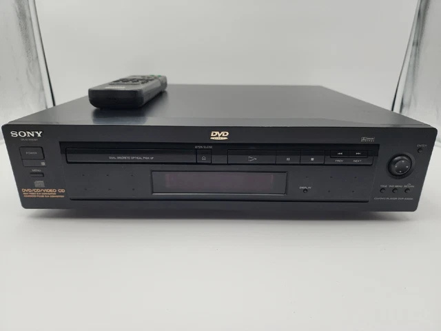SONY DVP-S3000 SINGLE Disc DVD/CD/VCD Player W/Digital Out W/ Remote ...