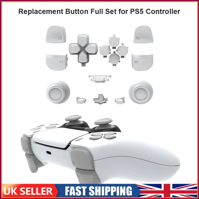 FOR DUALSENSE REPLACEMENT Button Full Set for PS5 Controller Parts ...