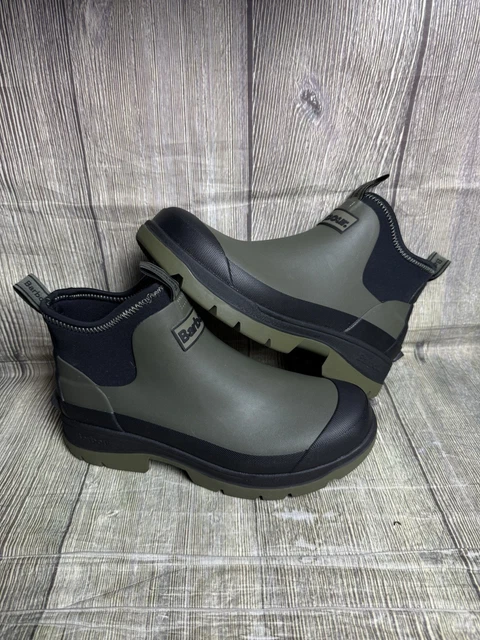 BARBOUR RIDGE SHORT Wellies Wellington Boots UK 7 Green Men’s Brand New ...