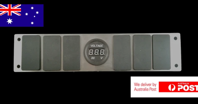 ROCKER SWITCH BLANKING PLATE SUIT CARLING ARB NARVA SWITCHES 4X4 Blank ...