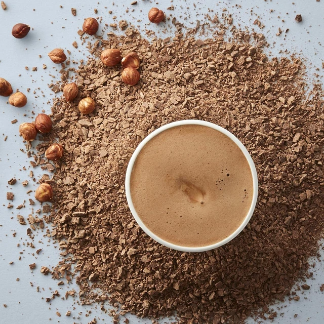 HAZELNUT PRALINE HOT Chocolate Sachets - Luxury Chocolate Flakes - Pack ...