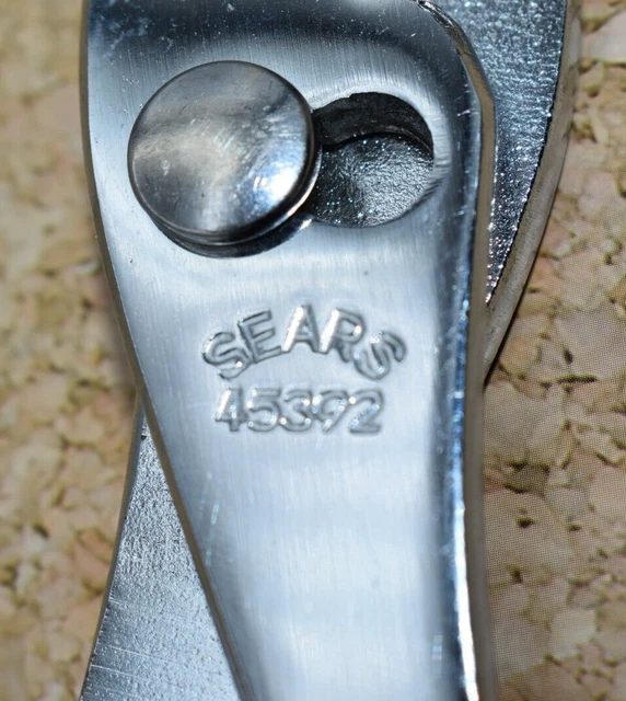 SEARS 45392 HOSE Clamp Pliers 8" Long Marked On Handle Bf Japan Never ...