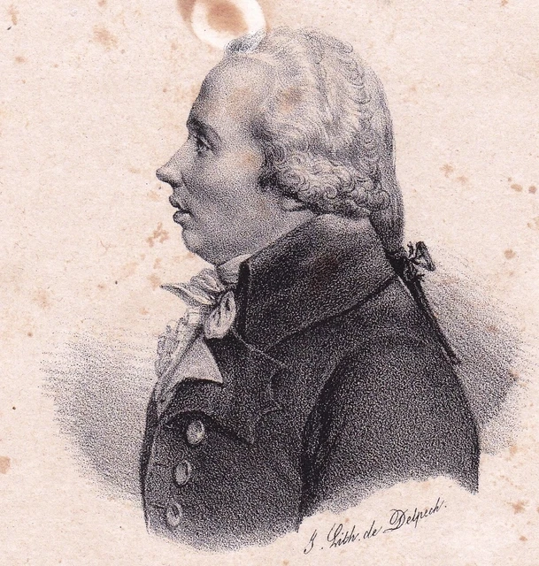 LITHOGRAPHIE ADRIEN-MARIE LEGENDRE Mathématiques Mathématicien ...