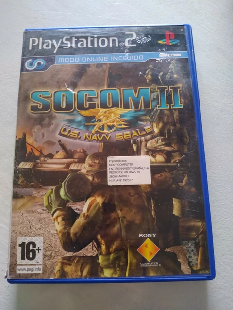 SOCOM II US NAVY SEALS - Playstation 2 Jeu Para PS2 Édition Espagne ...