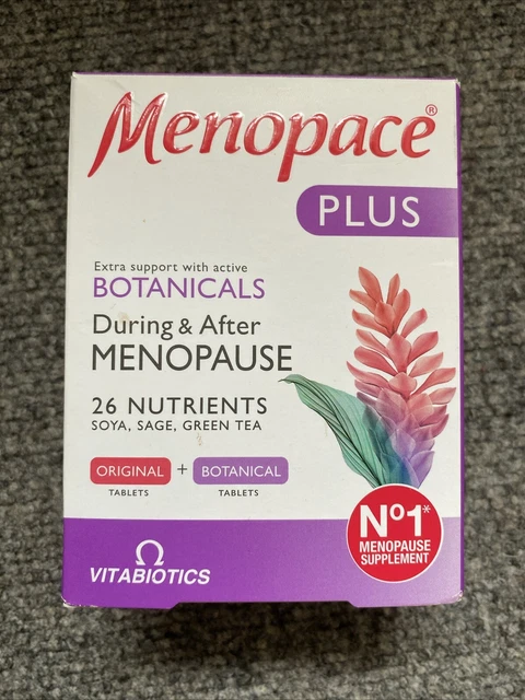 VITABIOTICS MENOPACE PLUS Botanicals Menopause Tablets - USED - READ ...