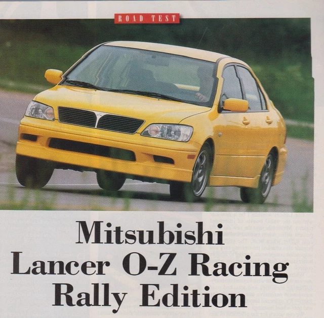 AUTOMOBILE MITSUBISHI LANCER OZ Racing Rally Edition collection EUR 4 ...