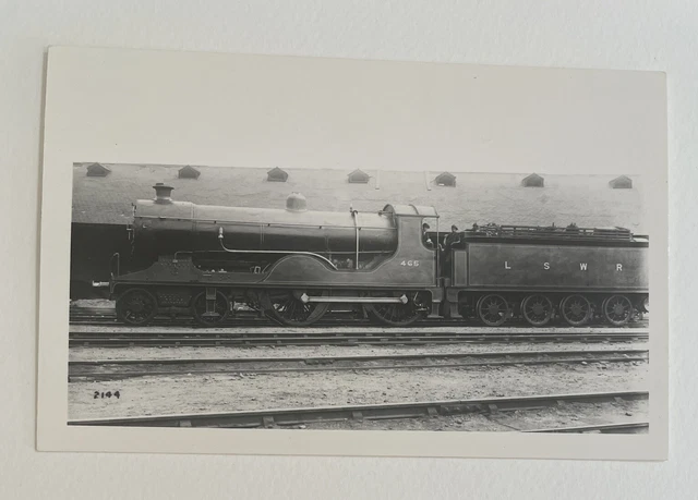 LSWR RAILWAY LOCOMOTIVE Photograph - 465 Nine Elms - A910 £3.50 ...
