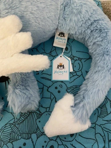 50CM JELLYCAT SKY Blue Dragon Plush plush doll Tag+ Dust Bag 1PC £24.95 ...