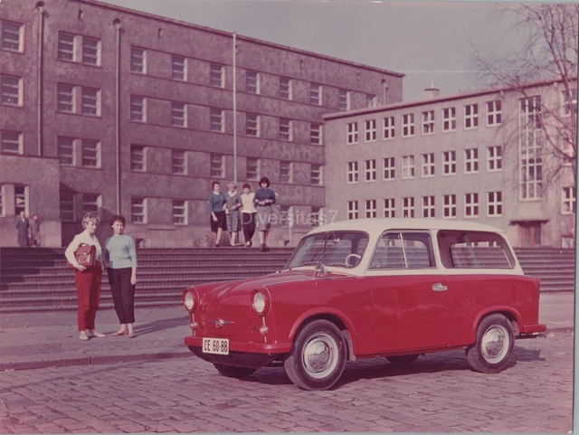 GROSS FOTO, TRABANT 500, Oldtimer, altes Hochglanz Foto, DDR, 01 EUR 18 ...