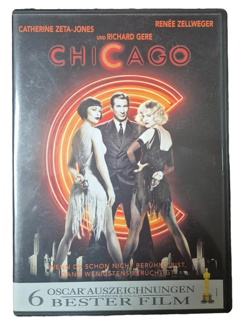 CHICAGO MUSICAL DVD Catherine Zeta-Jones Richard Gere Renée Zellweger ...