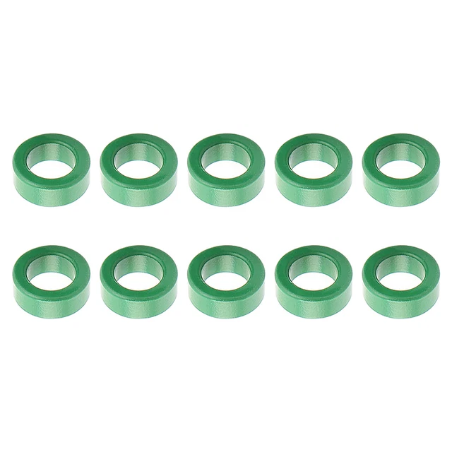 10PC TOROID FERRITE Core,Power Transformer Ferrite Toroid Cores(Green ...