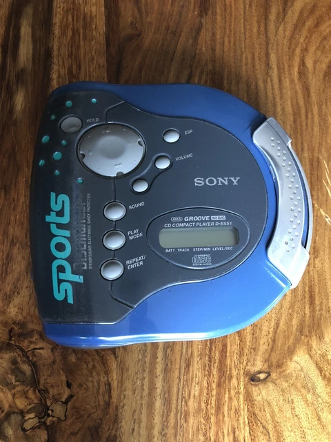 SONY DISCMAN WALKMAN Sports Portable CD Player - Blue (D-ES51) $59.99 ...