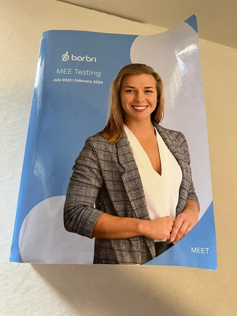 2023-2024 BARBRI UNIFORM Bar Review MEE Testing Multistate Essay Exam ...