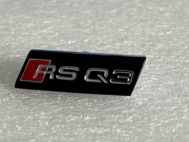 GENUINE AUDI Q3 Rsq3 Steering Wheel Insert Badge Emblem Approx 2012 ...