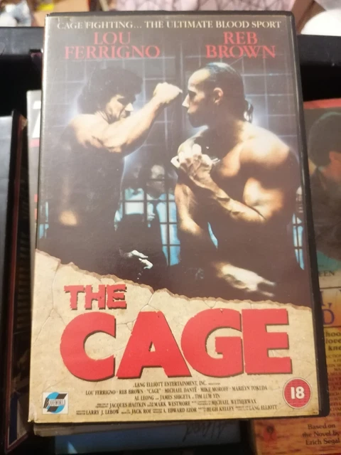 THE CAGE - Lou Ferrigno (the Hulk) VHS Video Cassette - Big Box Ex ...