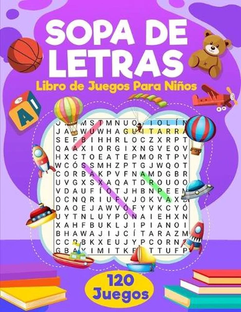 SOPA DE LETRAS: Libro de Juegos Para Ni?os by Wordfish Paperback Book £16.49 - PicClick UK