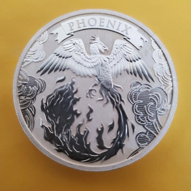 2022 2 OZ Proof Australian Silver Chinese Myths and Legends Phoenix ...