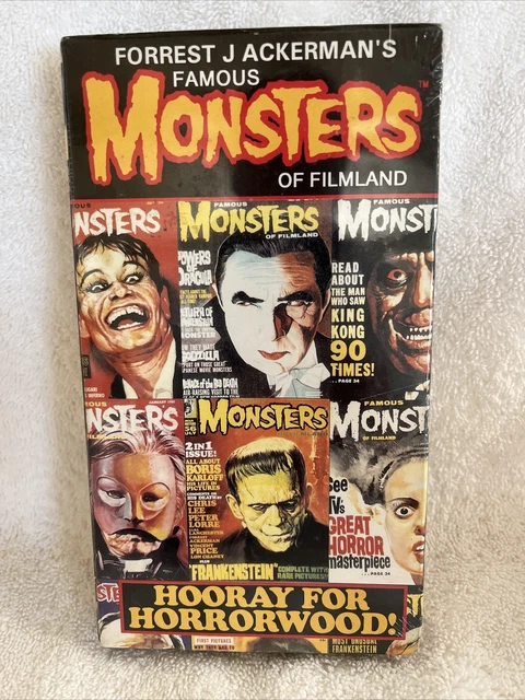 NEW VHS FOREST J. Ackerman's Famous Monsters of Filmland Hooray for ...