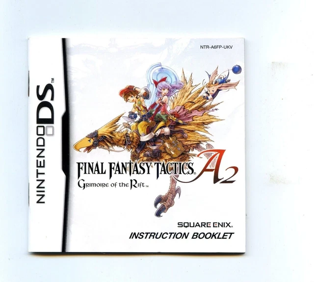 NINTENDO DS FINAL Fantasy Tactics A2 Grimoire of the Rift Complet EX/EX RARE EUR 99,49 - PicClick FR