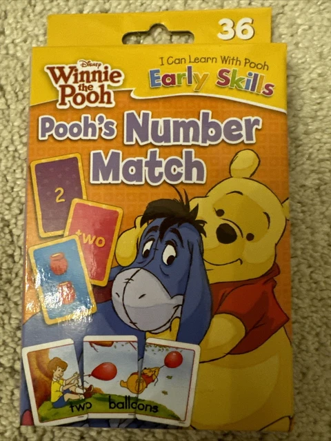 DISNEY I CAN Learn with Pooh Early Skills Pooh's number match Flash ...