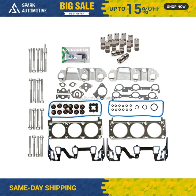 HEAD GASKET SET Bolts Lifters Fit 93-96 Buick Chevrolet Pontiac ...