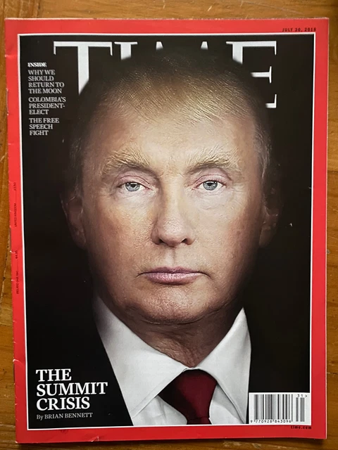 TIME MAGAZINE 2018 Donald Trump Putin The Summit Crisis NASA To The ...