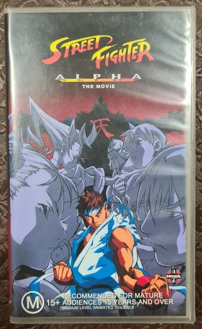 STREET FIGHTER ALPHA Movie - VHS - Anime - Manga - Madman - 2000 ...