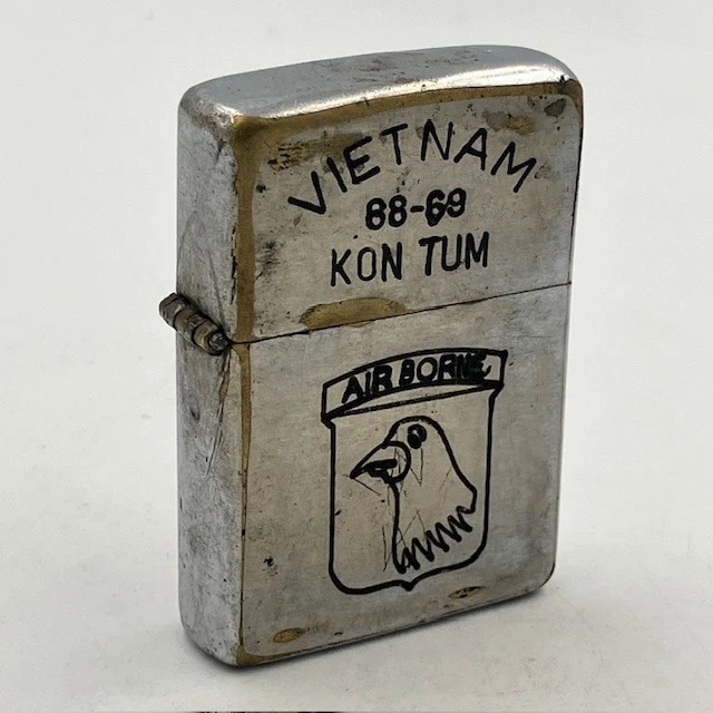 ZIPPO VIETNAM 1968 AIR BORNE 10th Airborne Division Vintage Zippo Vietnam Zippo £146.98 ...