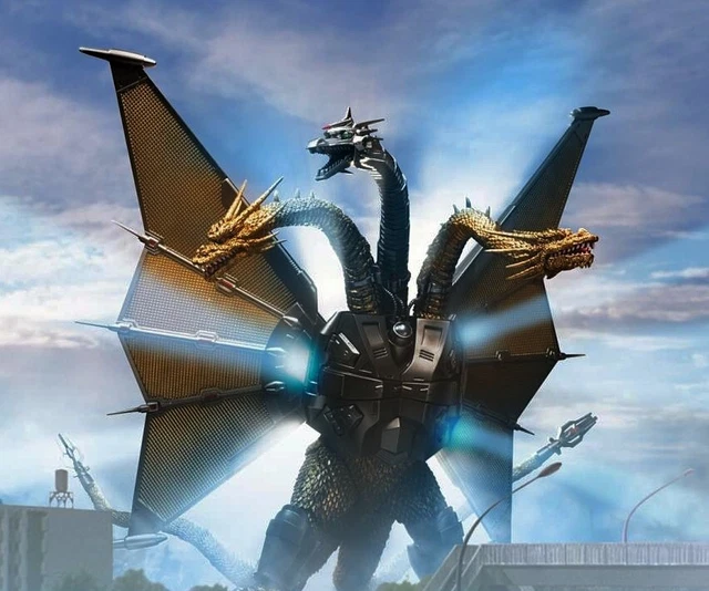 S.H. MONSTERARTS / Figuarts Mecha King Ghidorah Kaiju Godzilla Bandai ...