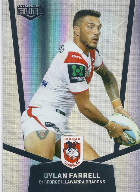 2015 NRL ELITE Parallel Silver (P111) Dylan FARRELL Dragons EUR 0,96 - PicClick FR