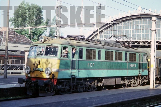 35MM SLIDE PKP Poland Railways Electric Loco EU07 171 1992 Original Polish £4.97 - PicClick UK