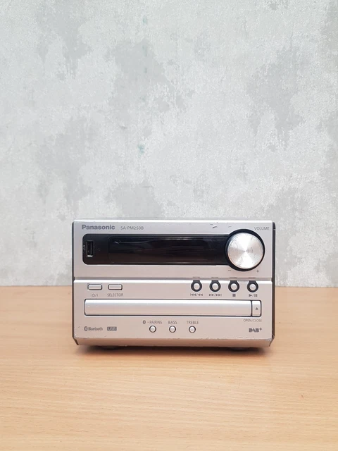 PANASONIC CD STEREO System and Speaker System Pair - Black (SA-PM250B ...